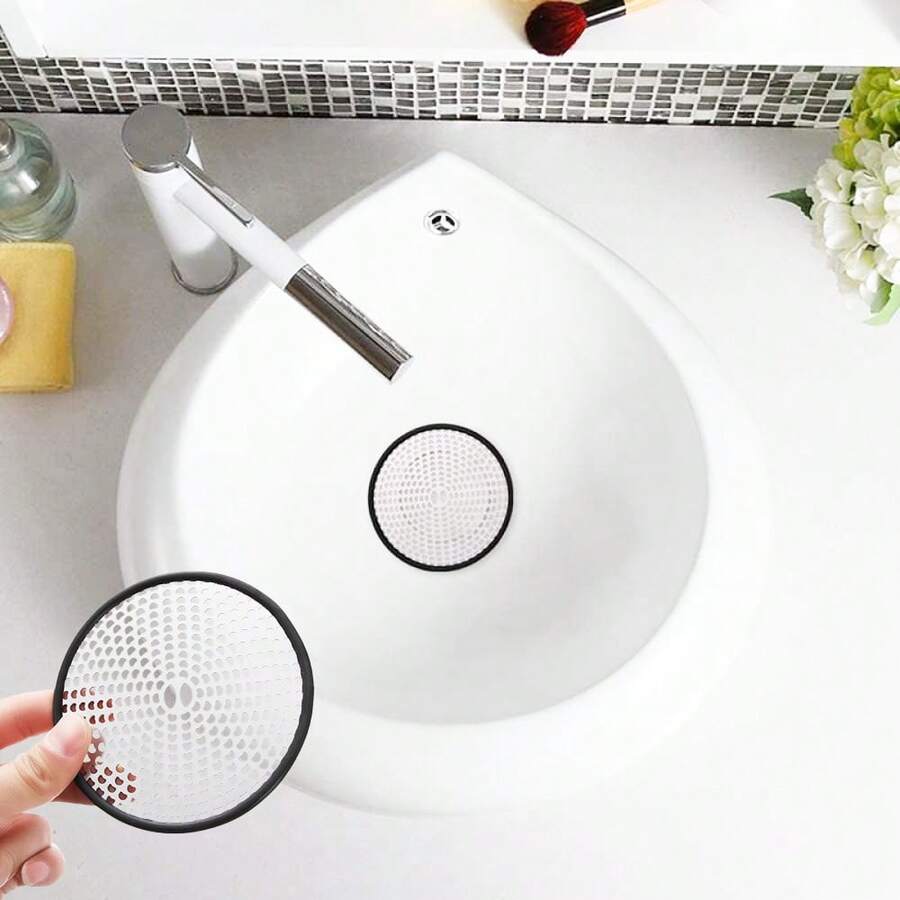 1PC Or 2PCS Black And Stainless Steel Drain Cover 11cm (4.3") - Heavy ...