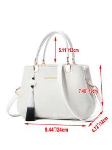 Fashionable Chinese Style Su Handbag, Large Capacity White Commuting ...