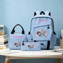 Disney Minnie Mouse & Daisy Duck 3PCS Backpack Set, "FRIENDS" Printed ...