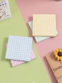 4 Sets Colorful Grid Sticky Notes, Student Sticky Notes, Multiple ...
