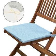 Sponge chair pad (40x40x3cm), built-in sponge filling, with rope ...