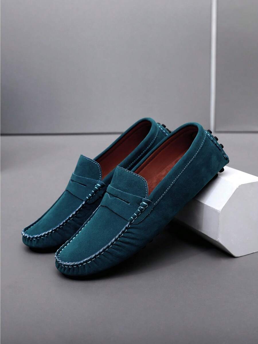 Men's Classic Casual Slip-On Lightweight Loafers, Comfortable Soft ...