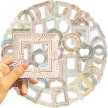 50pcs Vintage Frame Decorative Stickers Decals For Phone Laptop ...