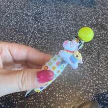 Cute Cartoon Pony Ballpoint Pen With Hanging Doll Charm, Creative ...