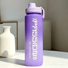 1pc-1000ml/33.8oz Highly Attractive Sports Water Bottle, Equipped With ...