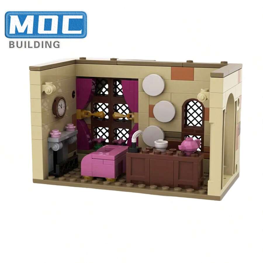 Magic School Dormitory Model, MOC Creative Building Blocks - DIY ...