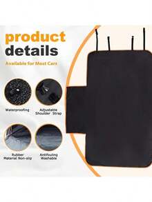 1pc Waterproof Pet Car Trunk Mat - Machine Washable, Dust-Proof ...