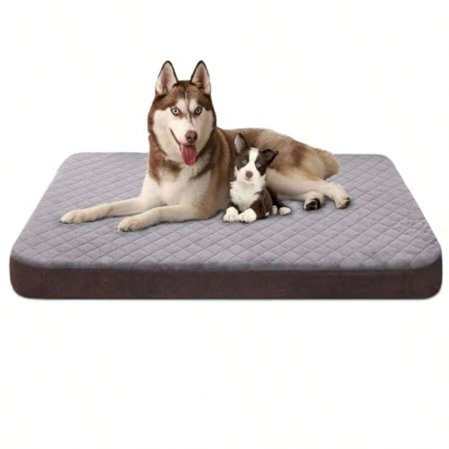 Large Dog Bed, High Density Foam, Good Resilience For Enough Cushion To ...