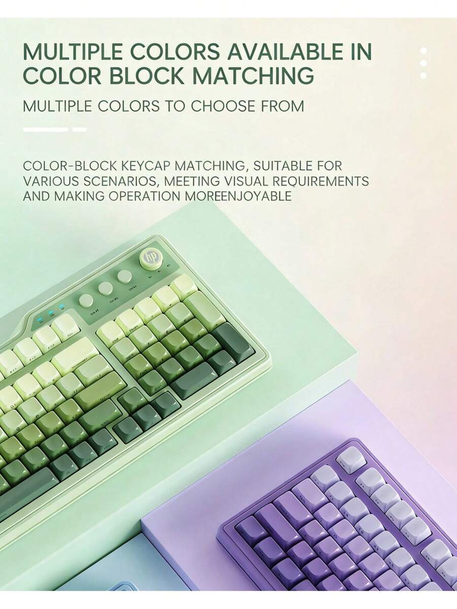 HP Teclado Mecânico K360 com Sensação Mecânica, Impressão Lateral ...