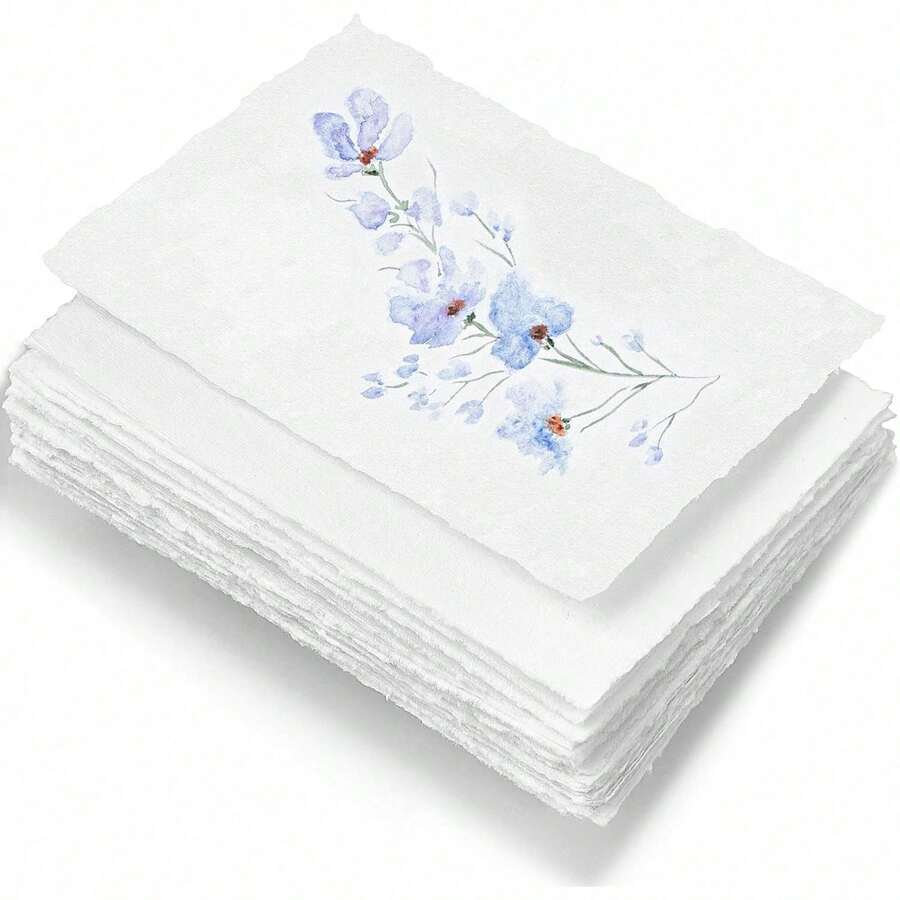 20 Sheets Of Cotton Watercolor Paper 6x4 Inch Watercolor Paper 300GSM ...