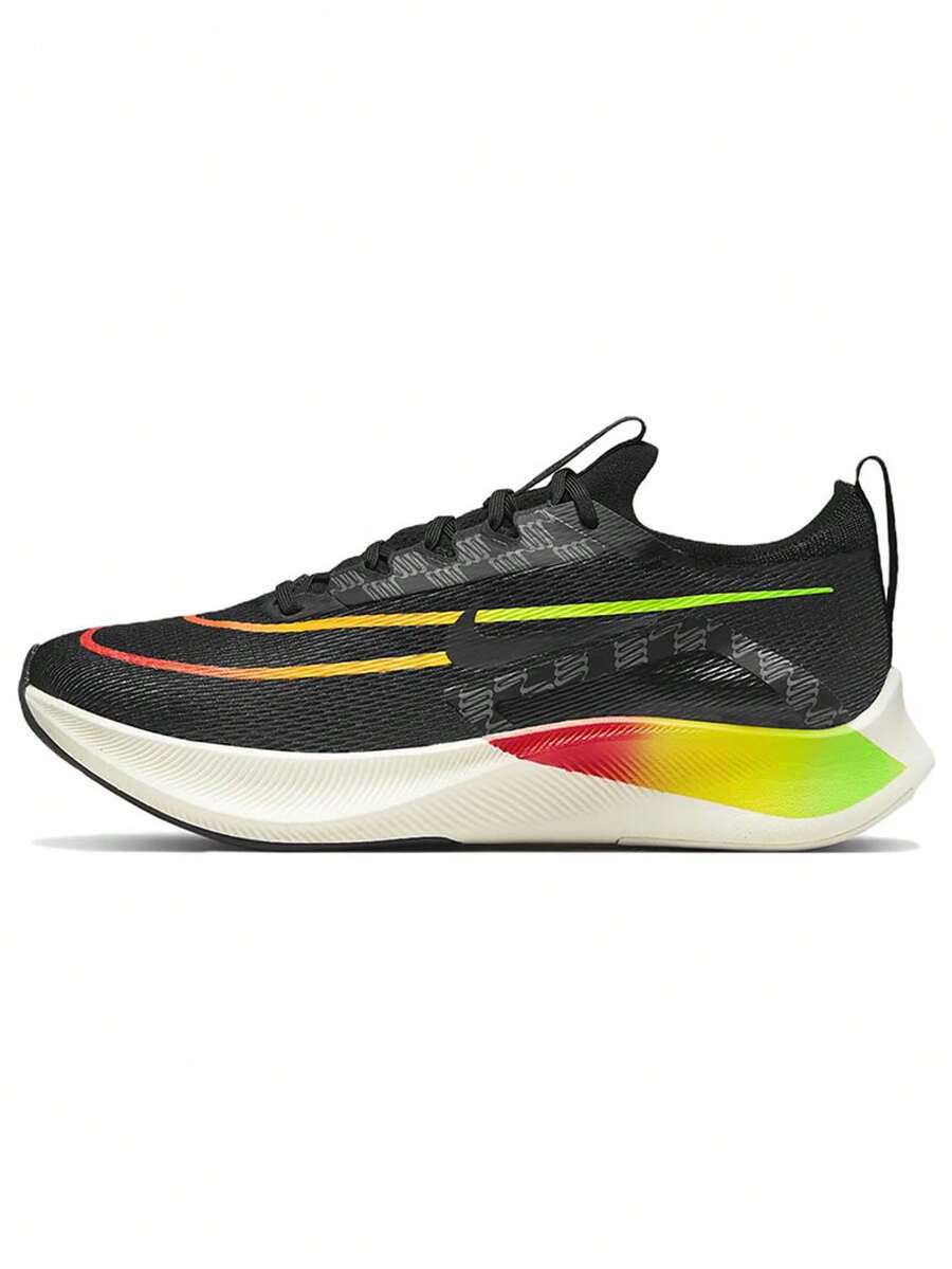Nike Zoom Fly 4 Running Shoes Men Black/Multi Lightweight Responsive ...