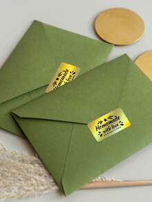 No Ink Gold Laser Label Stickers 300Pcs 40x30mm Scratch Resistant Tags ...