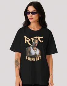 T-Shirt Filipe Ret Rapper Audaz Revel Vivaz Trap Invicto for Sale ...