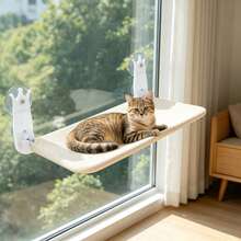 4 Seasons Pet Bed Suction Cup Cat Hammock Window Sill Glass Hanging Cat ...