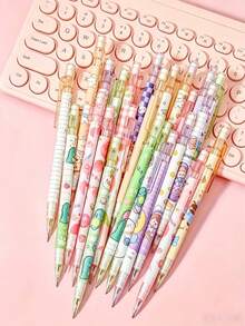 24/12-Pack Of Random Color Mechanical Pencils, 0.5mm Lead, Plastic ...