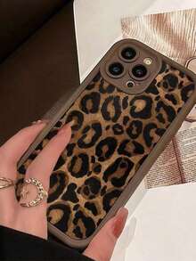 1pc Gold Leopard Print Personalized Minimalist Fashion Ins Style ...