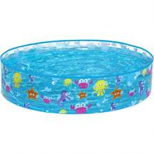 Fill-N-Fun Paddling Pool 48x10 Inches Blue BW55028 For Kids Outdoor ...
