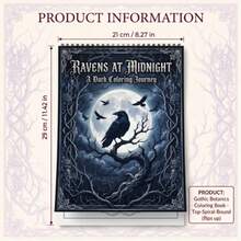 Deluxe Adult Coloring Book - Midnight Themes, Colorful & Intricate ...