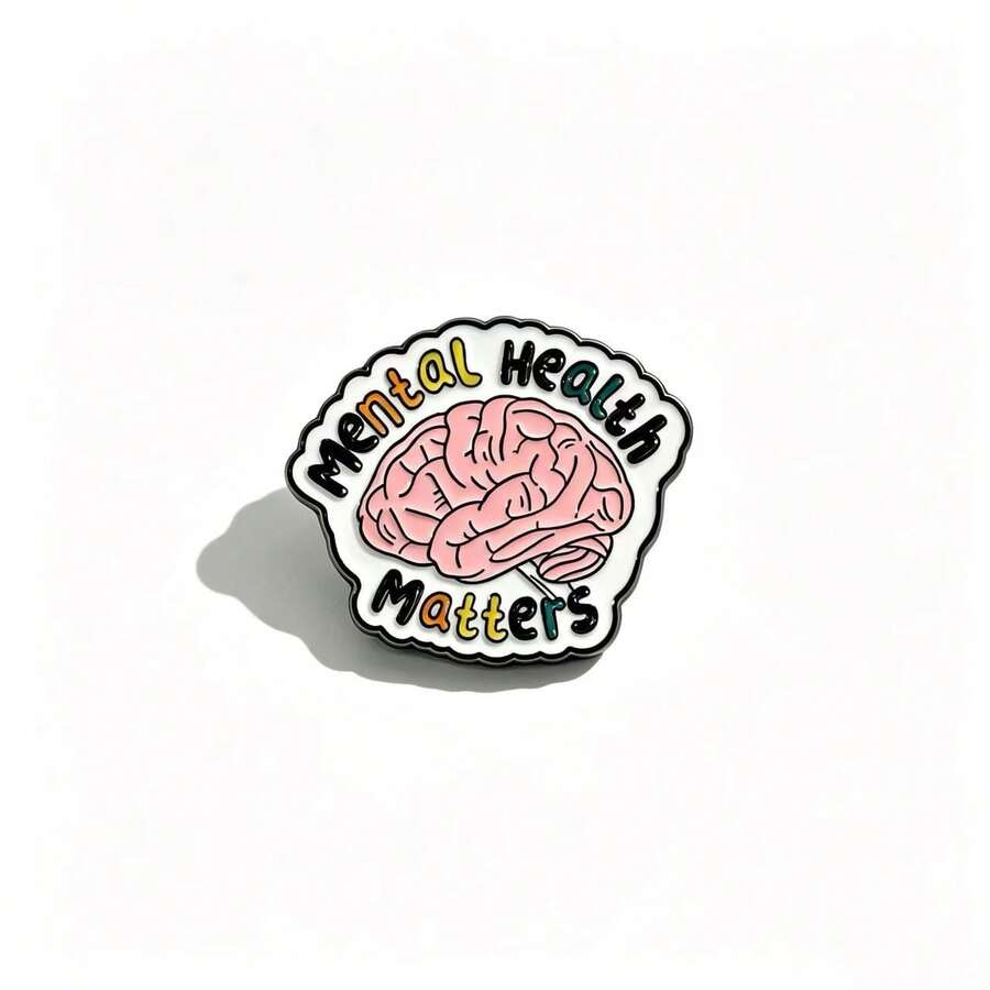 Mental Health Matters Enamel Pin, End The Stigma Of Anxiety, Raise ...