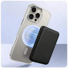Magnetic Power Bank, 5000mAh Ultra-Thin Wireless Portable Charger With ...