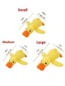 Cute Plush Yellow Duck Dog Toy, An Ideal Soft Sleeping Companion For ...
