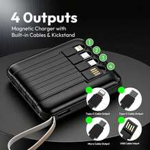 Mini Portable Charger 10000mAh Battery Pack, PD20W Fast Charging Power ...