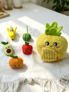 BBSKY 1pc Unisex Baby Toddler Pretend Play Fruit Plush Doll Set ...