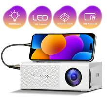 JEIN Best Mini Home Projector, Supports Mobile Phone Screen Casting ...
