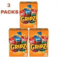 Cheez-It Gripz Original Baked Snack Crackers, Mini Cheese Crackers, 10 ...