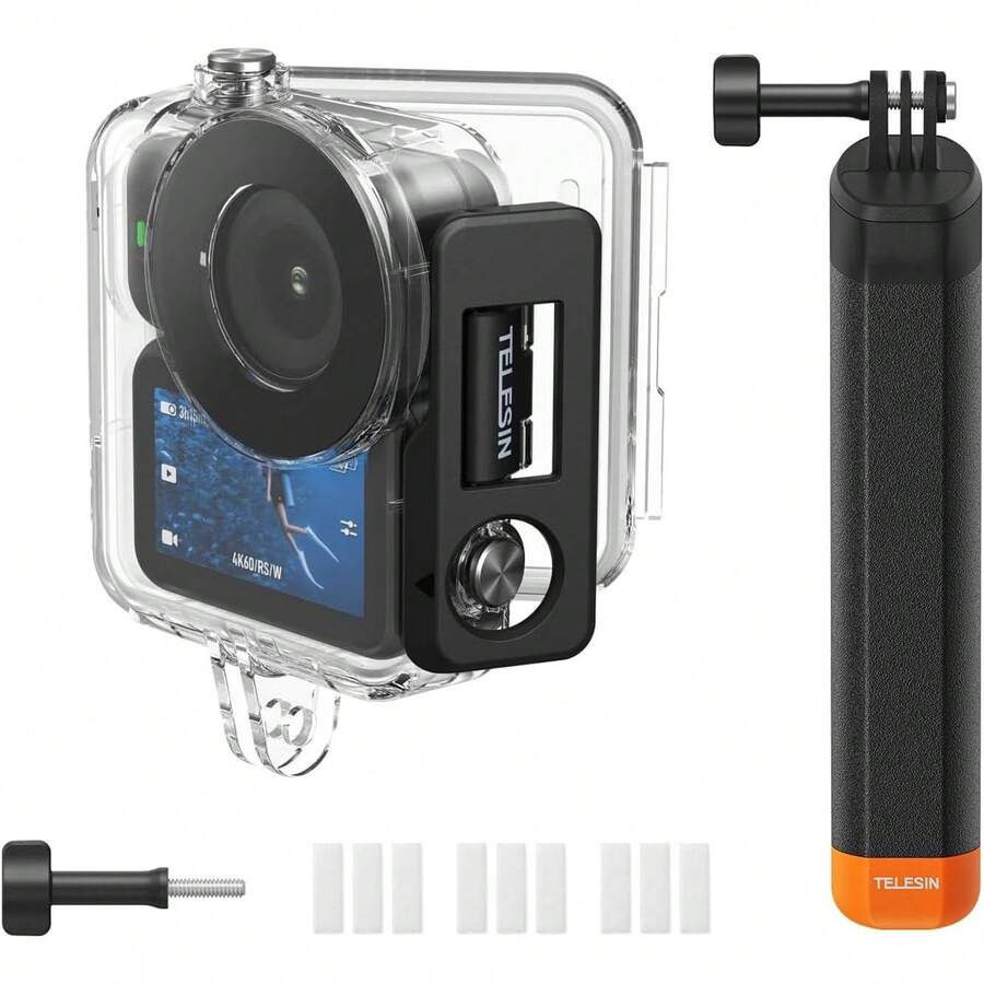 Waterproof Case For Osmo Nano With Floating Stick, 60m/196ft Underwater ...