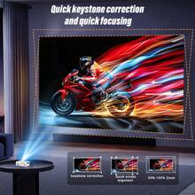 JEIN Portable Video Projector, Home Theater Projector, Mini Travel ...