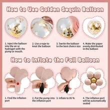 1st Birthday Decorations For - Retro Pink & Gold Balloons, Number 1 ...