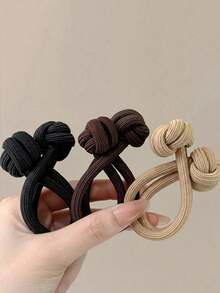 1/3/5pcs High-Quality Textured Large Striped Hair Scrunchies,Minimalist ...
