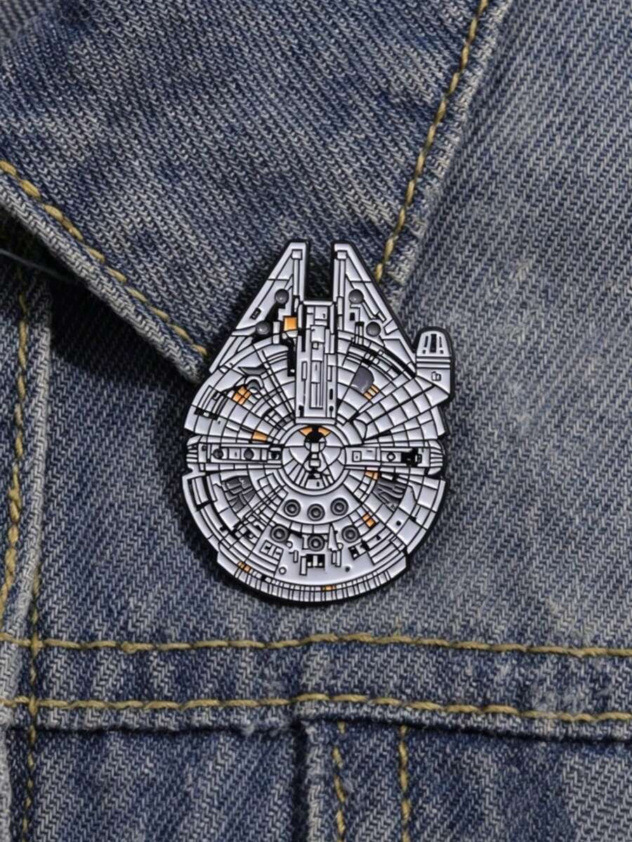 1pc Technology Theme Enamel Badge, Customized Sci-Fi Movie Brooch Pin ...
