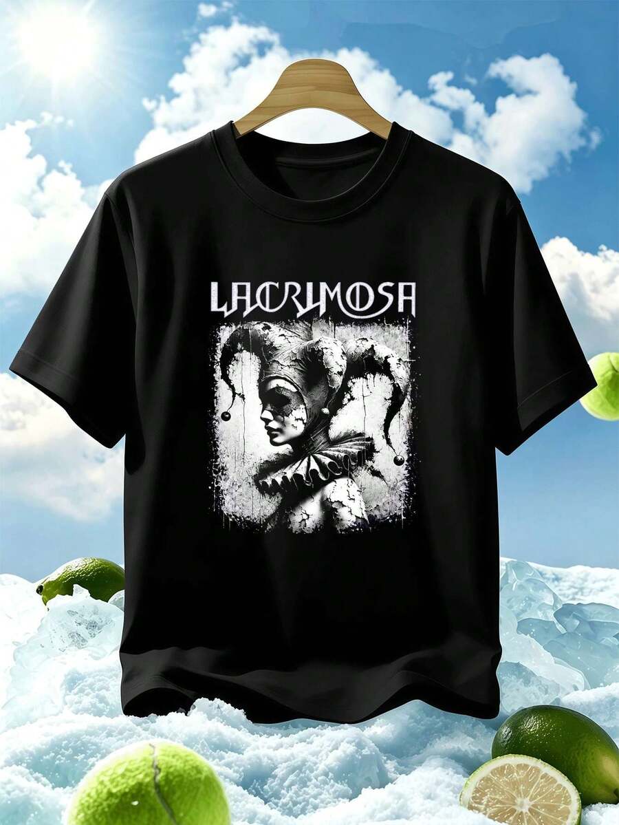 Gothic-Rock-T-Shirt für Herren, Premium-Material, bequeme Passform ...