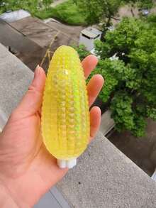 1pc Sequin Banana Squishy Toy, Soft TPR Slow Rebound Stress Relief ...