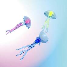 Artificial Fluorescent Jellyfish Aquarium Decor, Soft Silicone Floating ...