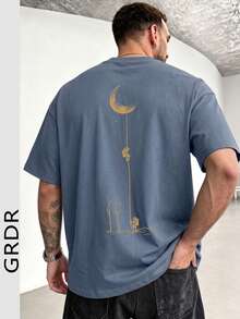 GRDR Men's Fashionable Printed Loose Short Sleeve T-Shirt | Exquisite ...