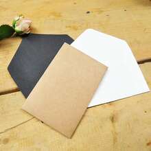 5pcs/Creative Vintage Kraft Paper Business Card Storage Envelopes ...