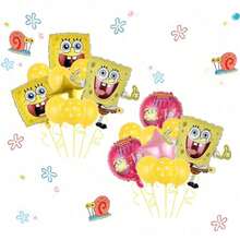 Cute Cartoon Balloon Theme Birthday Party Decorations Home Gathering ...