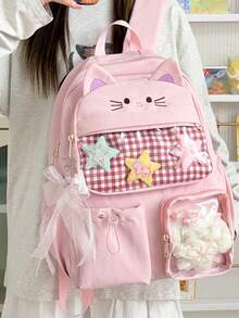 New Japanese And Korean Cartoon Versatile Fashion Simple Casual Travel ...
