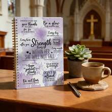 1pc 5.5in X 8.3in Blue Spiral Notebook, Inner Pages Carefully Designed ...