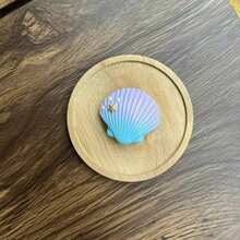 Fresh Pearl Shell Starfish Foldable Phone Stand, Adjustable Desktop ...