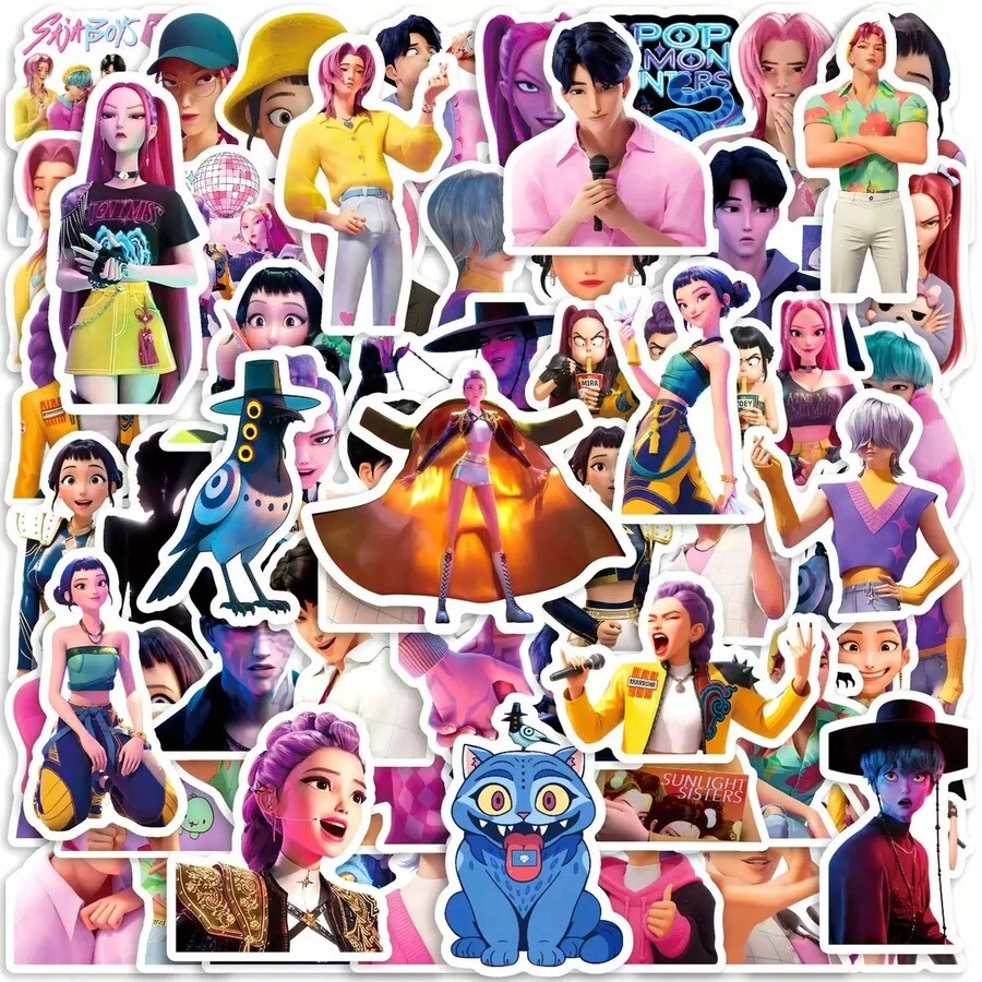 100pcs Stickers, Alien Waterproof Stickers, Reusable Stickers For ...