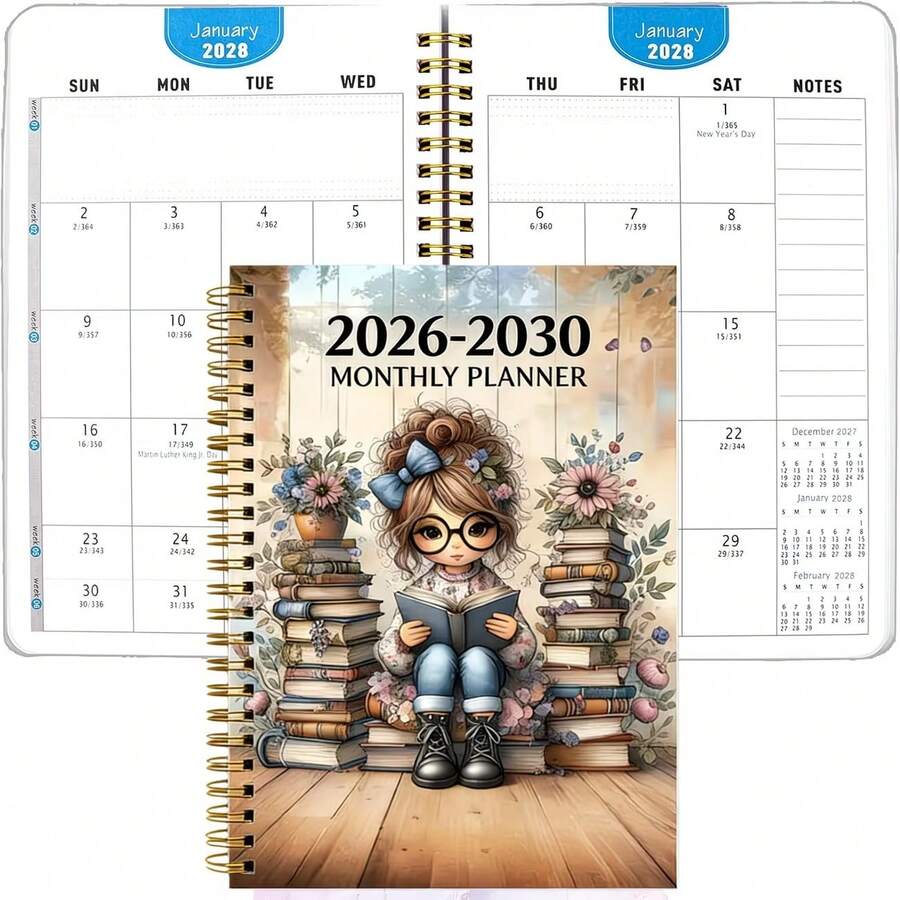 2026-2030 Monthly Planner/Calendar - January 2026 To December 2030, 5 ...