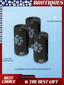 1/5/10pcs Pet Waste Bags, Thick Leak-Proof Dog Poop Bags, Multi-Purpose ...