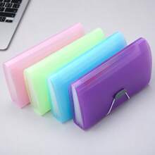1pc/A6 Mini Expanding File Folder, Thickened Large Capacity Office ...