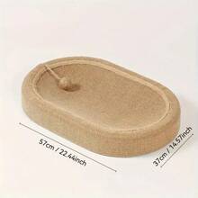 22.4 Inch Extra Large Cat Scratching Post And Pad - Heavy Duty Oval Cat ...
