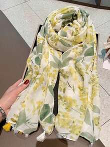 1pc Rapeseed Flower Fragrance New Style Scarf For Women, Original ...