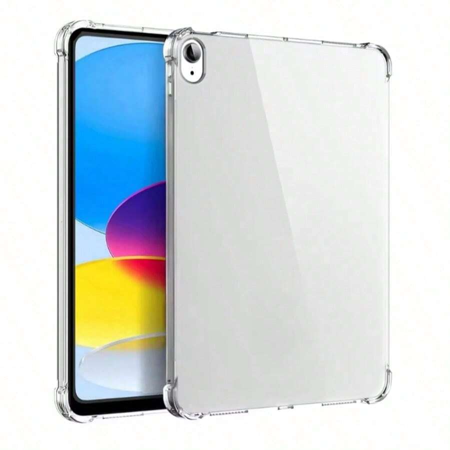 1PC Case Transparent TPU Full Coverage Airbag Shockproof Clear Silicone ...